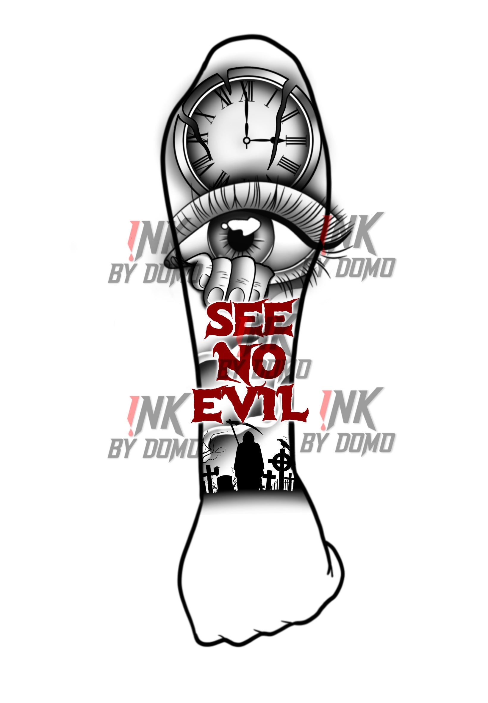 No Evil Design – InkByDomo