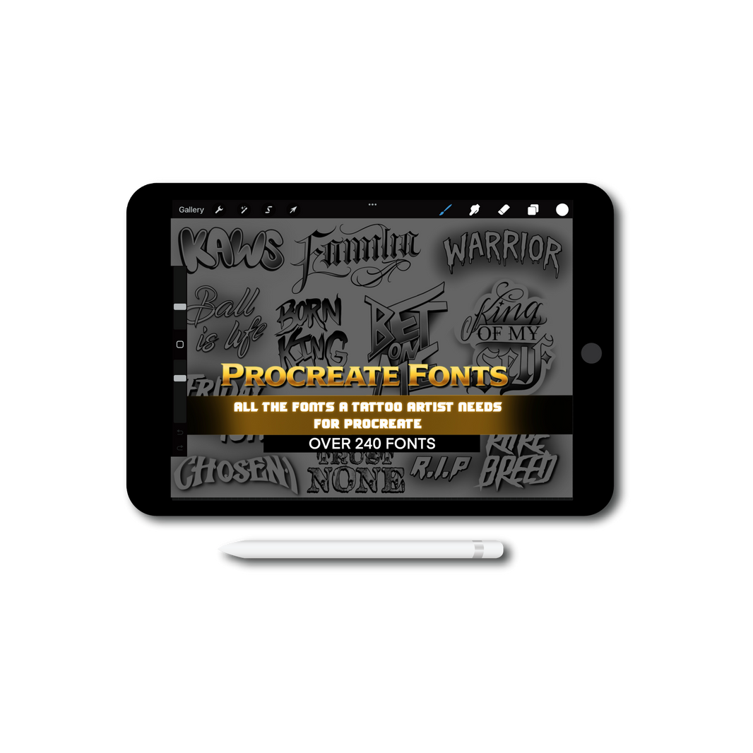 Procreate Brush Sets & Fonts – InkByDomo