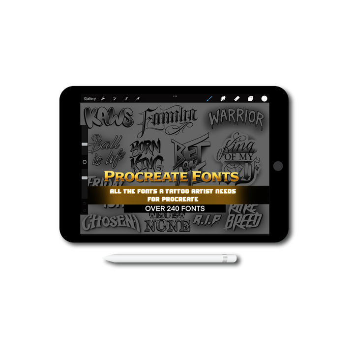 Procreate Brush Sets & Fonts – InkByDomo